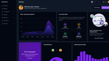 The Nuxt & Tailwind CSS dashboard system - Tairo